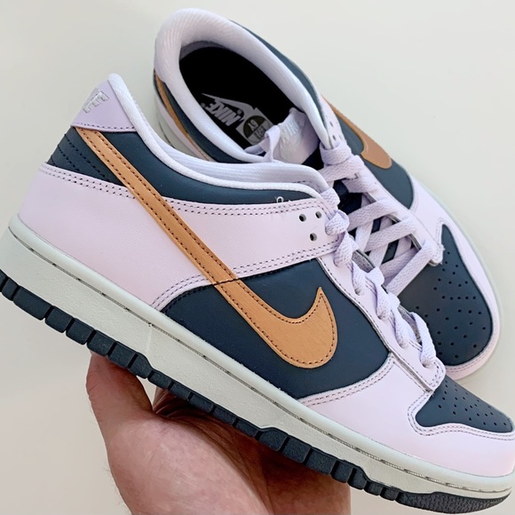 Nike | Shoes | Nike Dunk Low Copper Swoosh W 75 J 6 | Poshmark